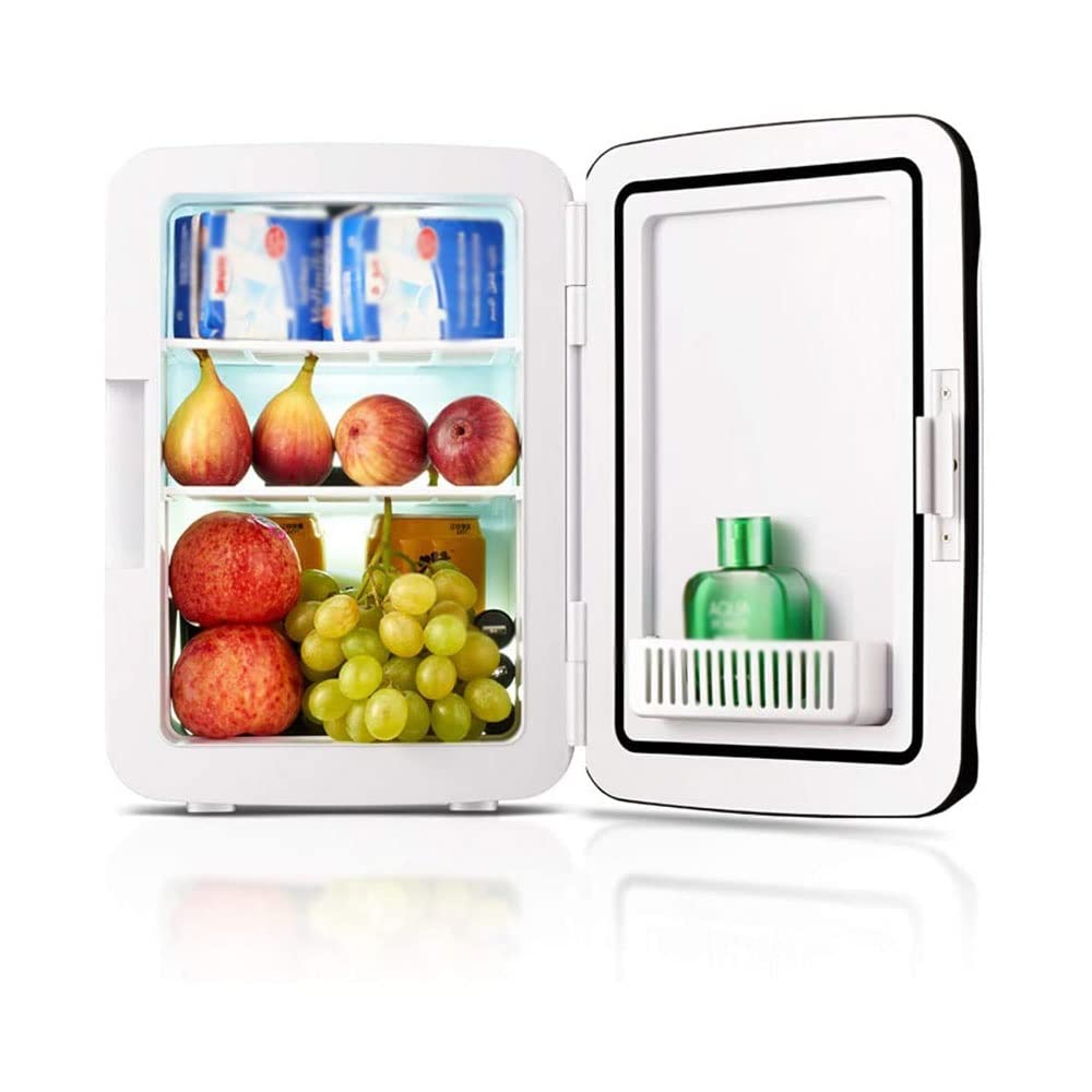 N/A 15LCar Refrigerator Mini Fridge Cooler Food Fruits Beverages Cosmetics Freezer Heater for Home