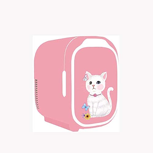 N/A Mini Fridge 6 Liter Portable Cosmetic Refrigerator Powered Thermoelectric System Cooler and Warmer