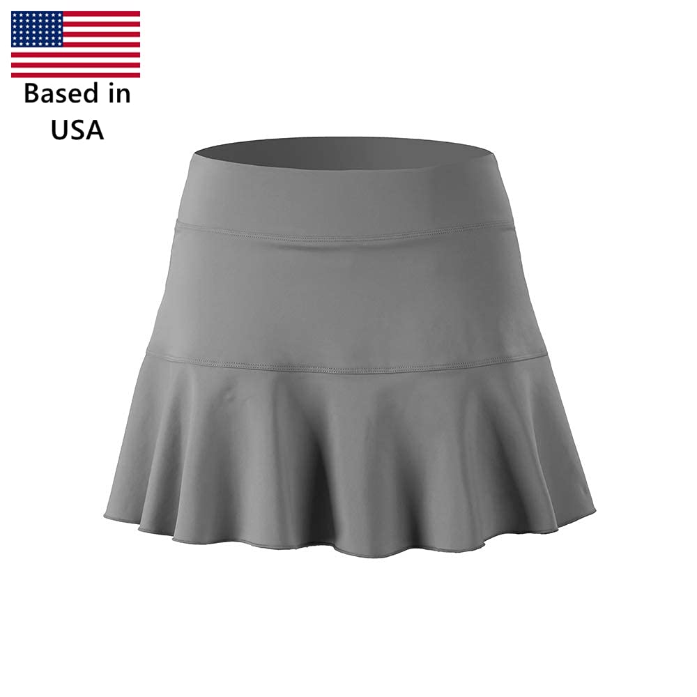 Rainbow Tree Tennis Skirts for Women,Athletic Golf Pleated Skirts with Shorts Indoor Exercise,Runs Large