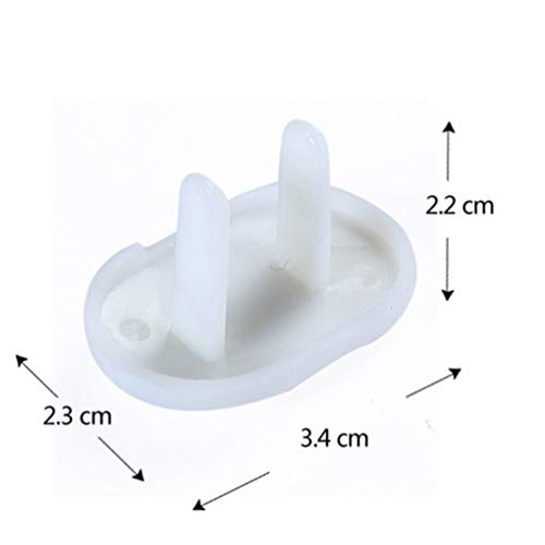 NUOBESTY Outlet Covers Babyproofing, 50Pc Socket Covers Child Proof, Safe & Secure Electric Plug Protectors, Baby Safety