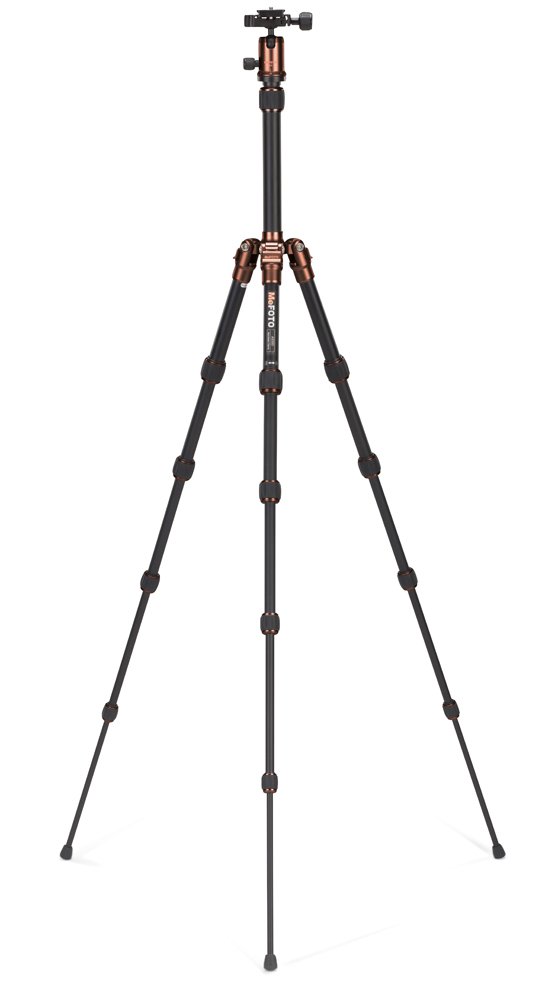 MeFOTO Classic Aluminum Backpacker Travel Tripod Kit - Chocolate (A0350Q0E)