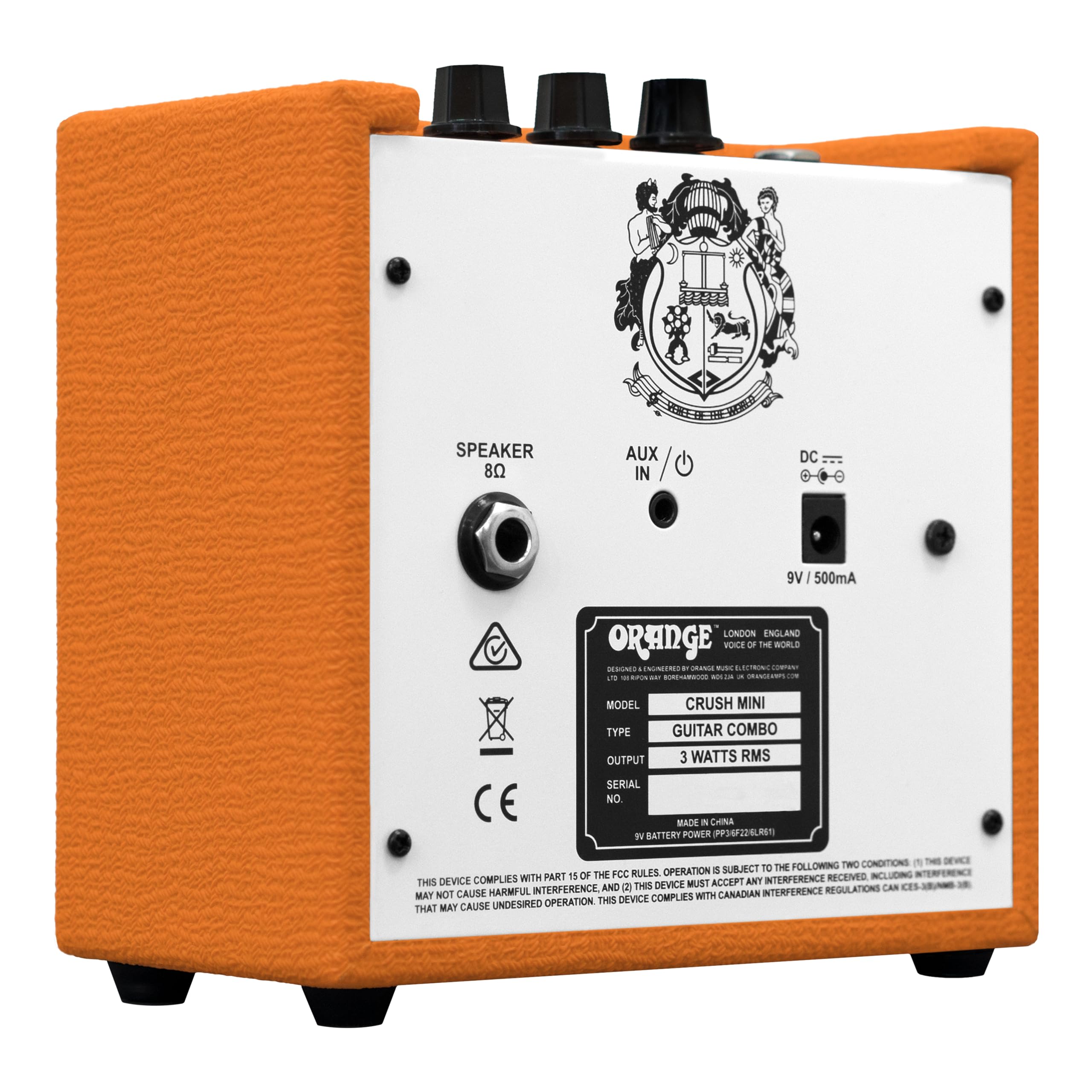 Orange Crush Mini Guitar Amplifier Combo 3 Watts