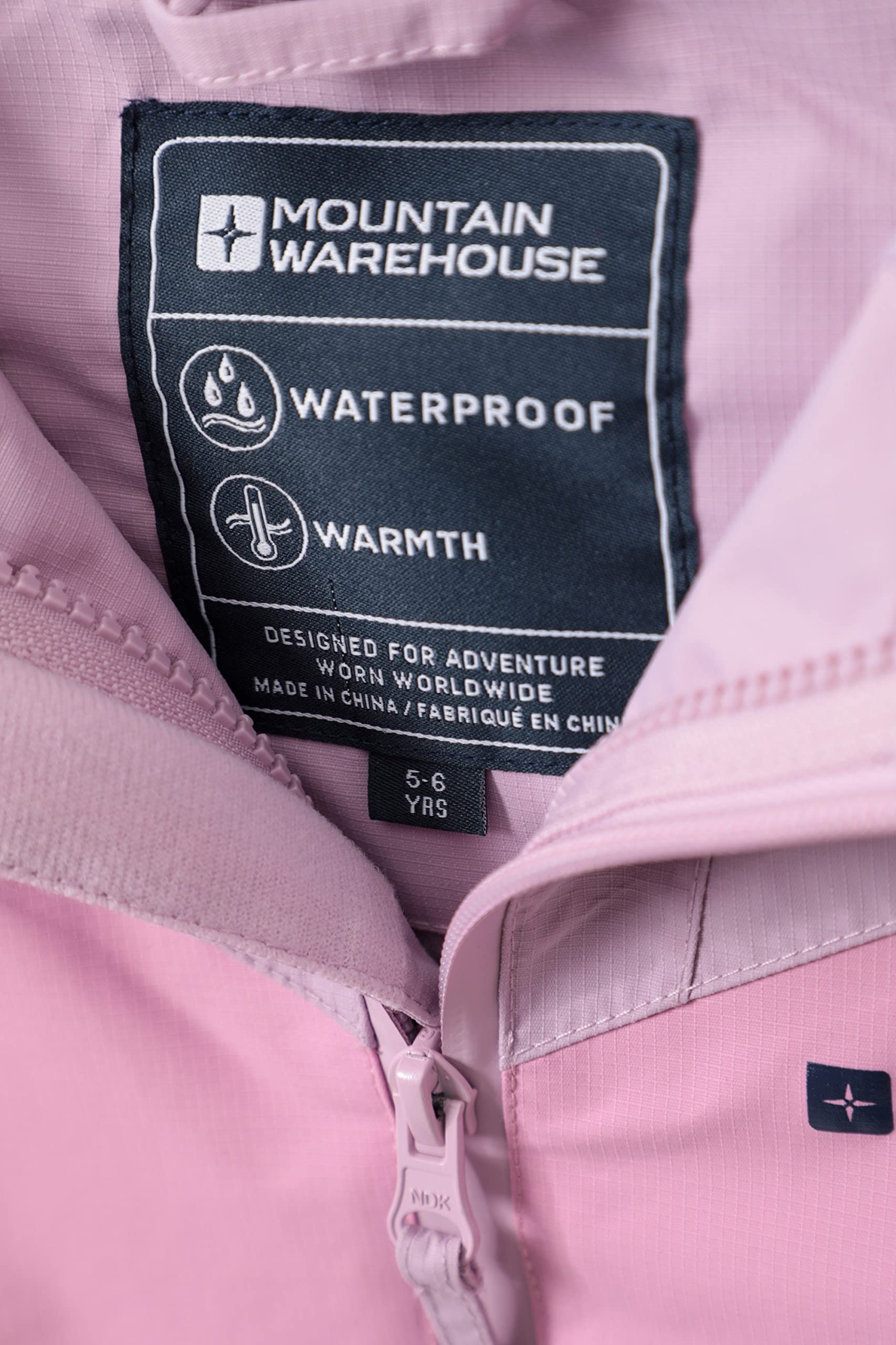 Mountain Warehouse Lightning II Kids 3 in 1 Waterproof Jacket Dark Blue 11-12 Years