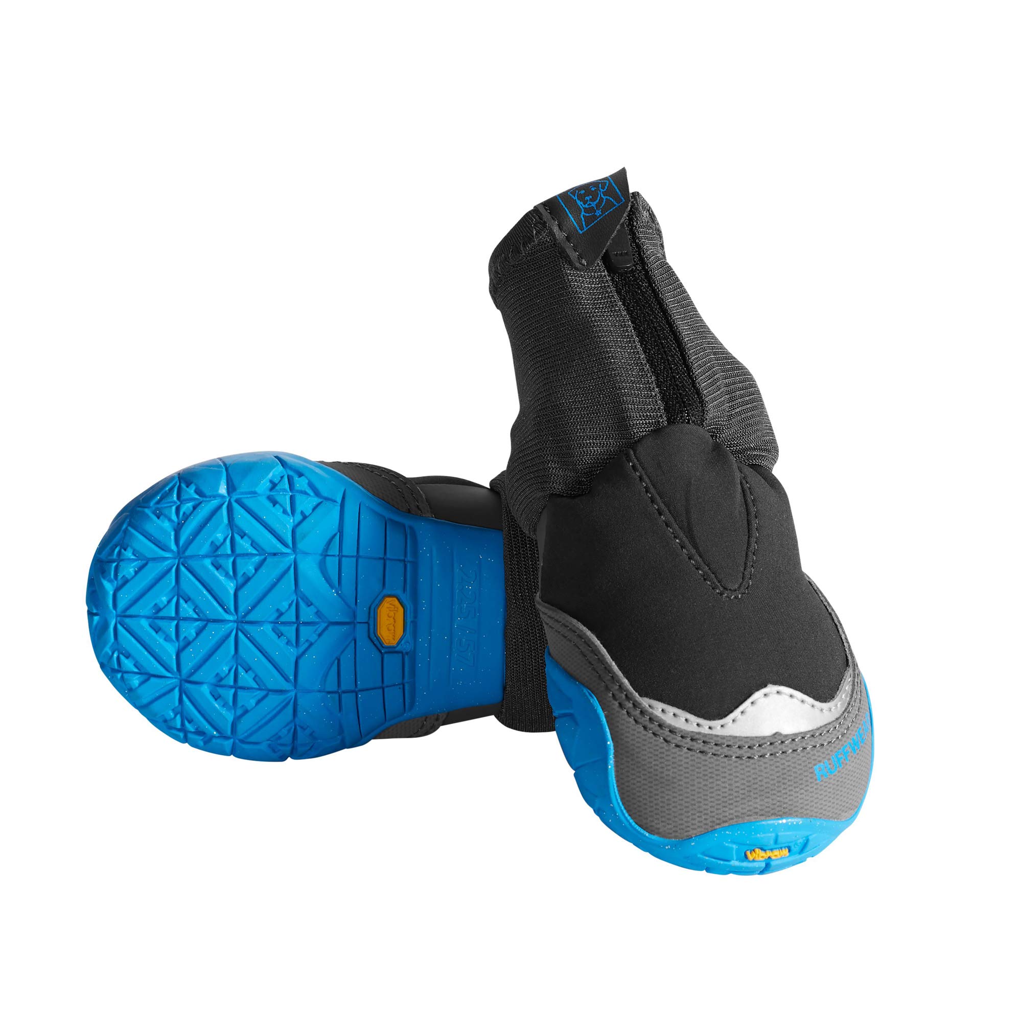 Ruffwear, Polar Trex Waterproof Winter Dog Boots with Rubber Soles for Cold Weather, Obsidian Black, 2.25 in (2 Boots)