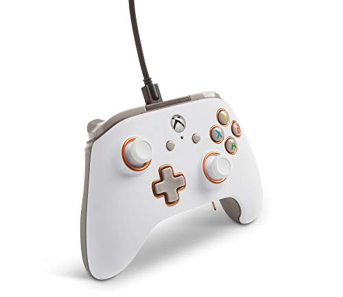PowerA FUSION Pro Wired Controller for Xbox One - White-B, Officially Licensed for Xbox