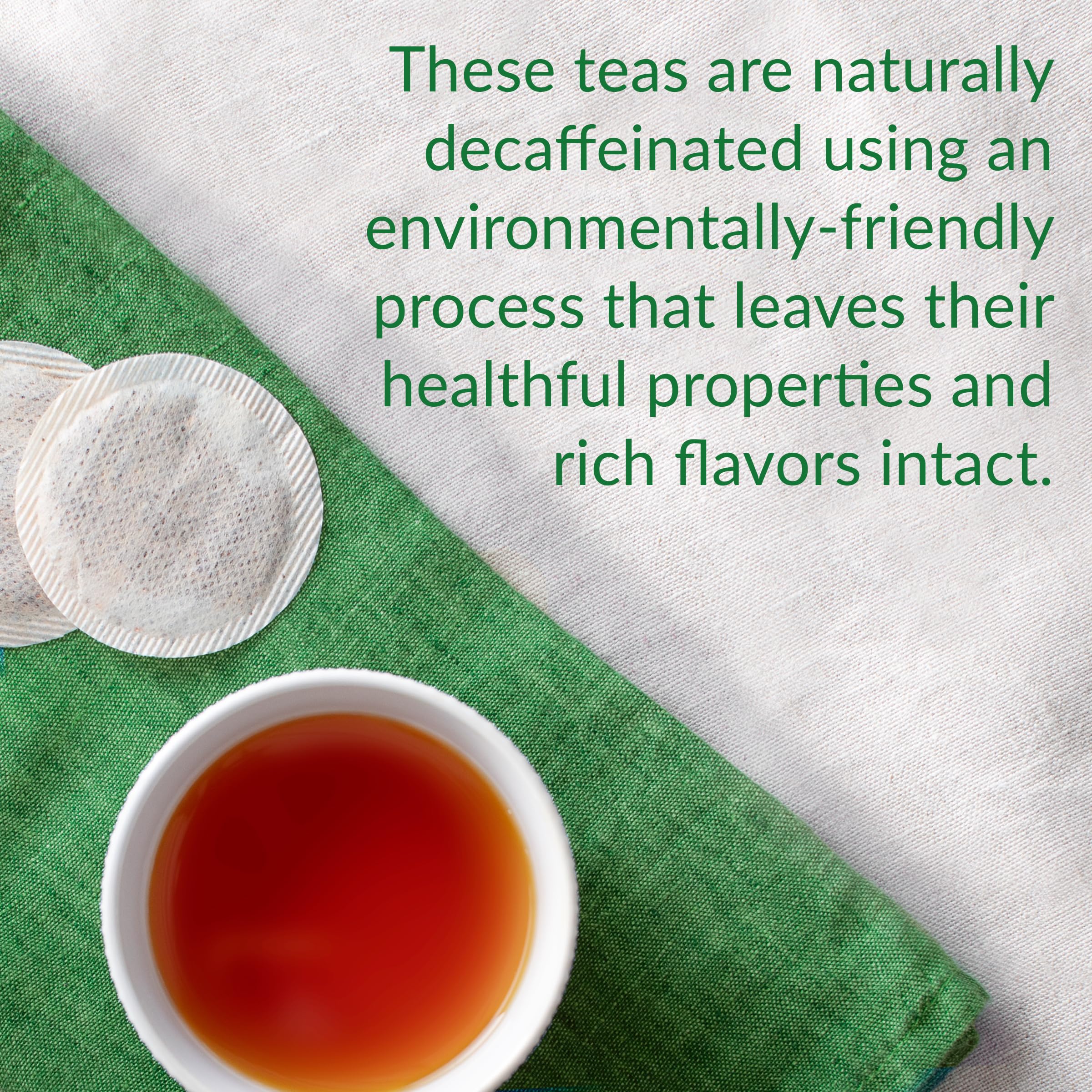 The Republic of Tea โ Decaf Ginger Peach Black Tea Tin, 50 Tea Bags, Environmentally- Friendly Decaffeinated Tea