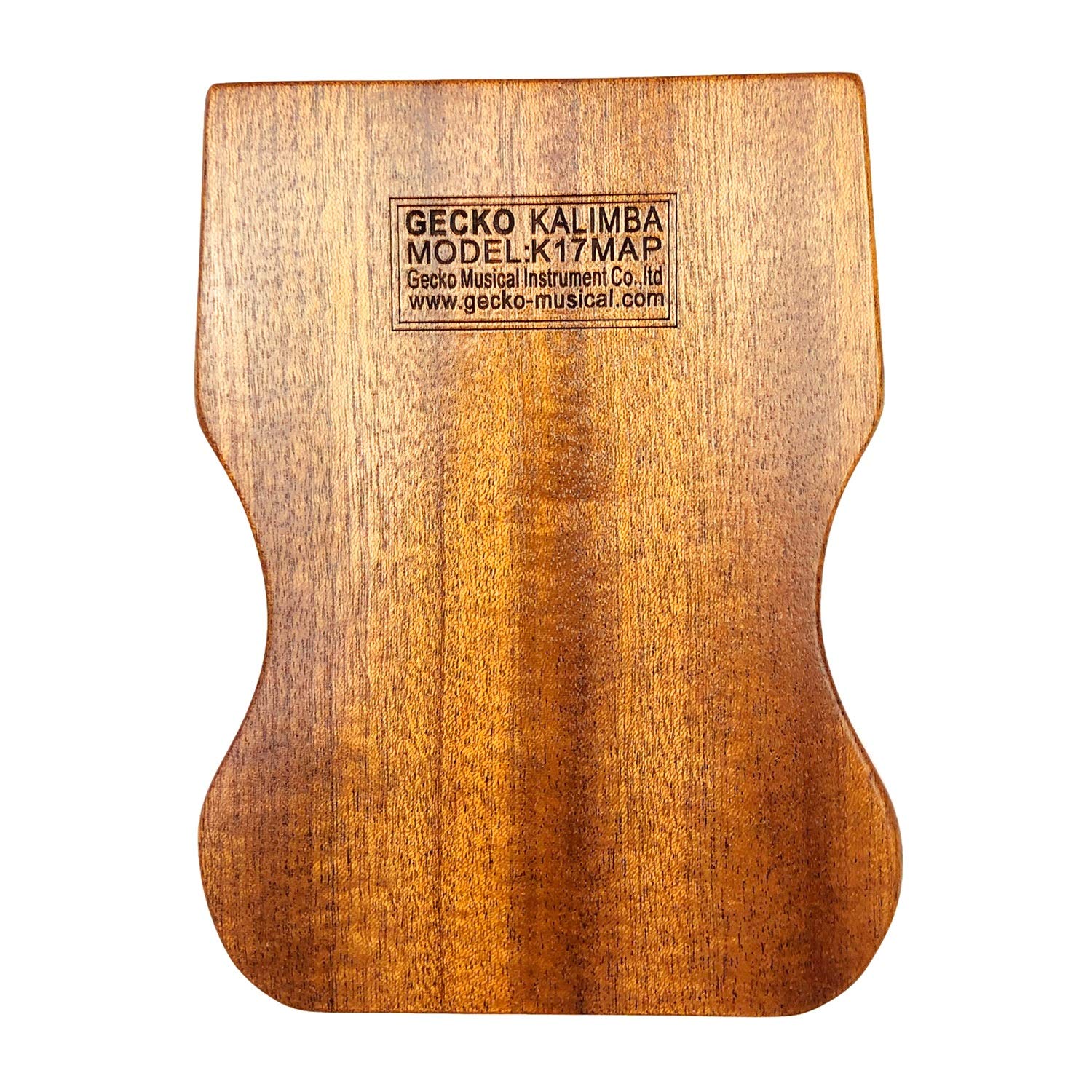 Newest Gecko Mahogany Professional Kalimba 17 keys with Gig Bag Protective Case High Performance Thumb Piano with Accessories Tuning Hammer, Study Book
