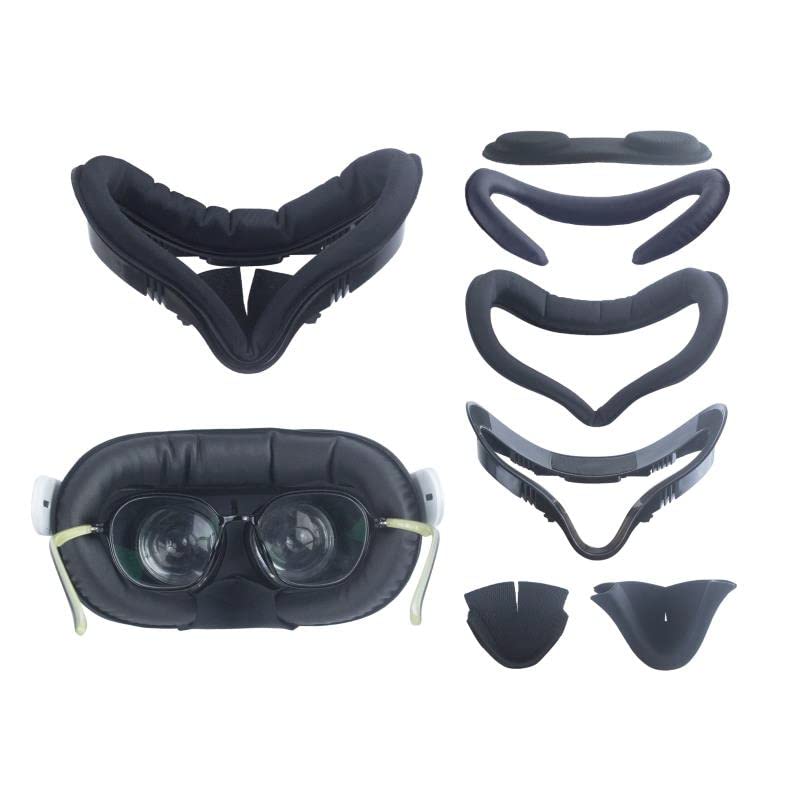 Quest 2 Facial Interface Bracket Face Cover Sweatproof Anti-Light Leakage Face Pad Breathable Face Bracket, 6in1 Quest 2 Accessories Set