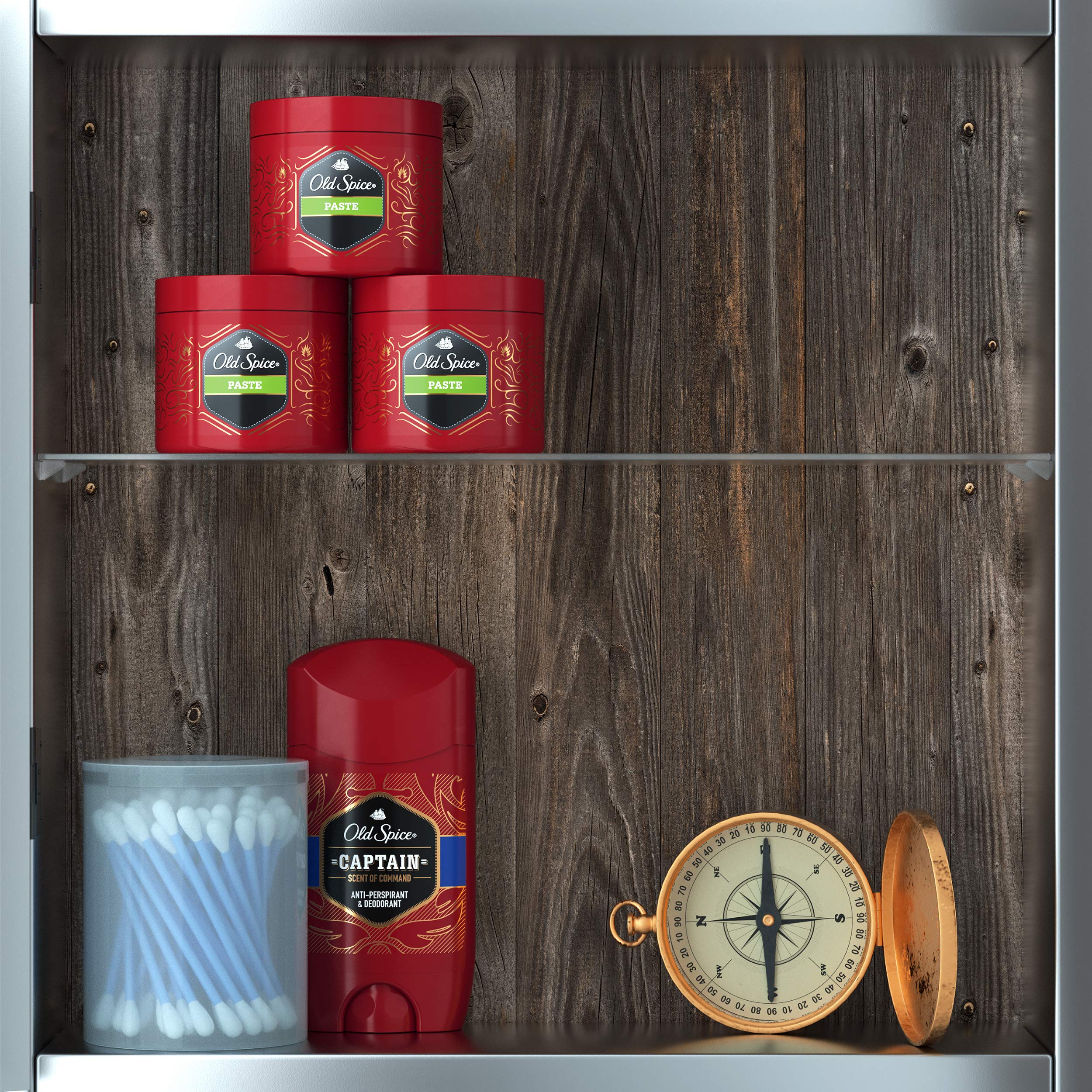 Old Spice Styling Paste for Men, 2.64 oz, Twin Pack