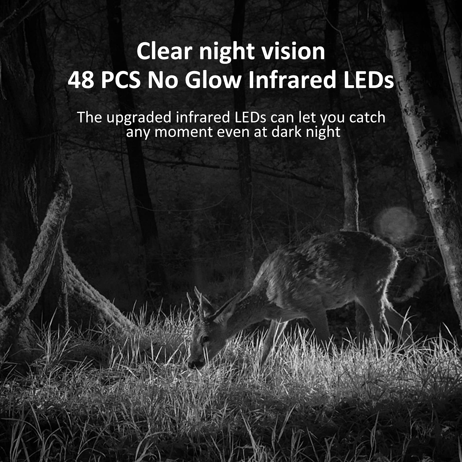 SESERN 2022 Upgrade Trail Camera 1520p 20mp, Game Camera with Night Vision Motion Activated and Ip66 Waterproof, Hunting & Game Cameras with 2.4" LCD 120¡ãdetecting Range 0.2s Trigger Time
