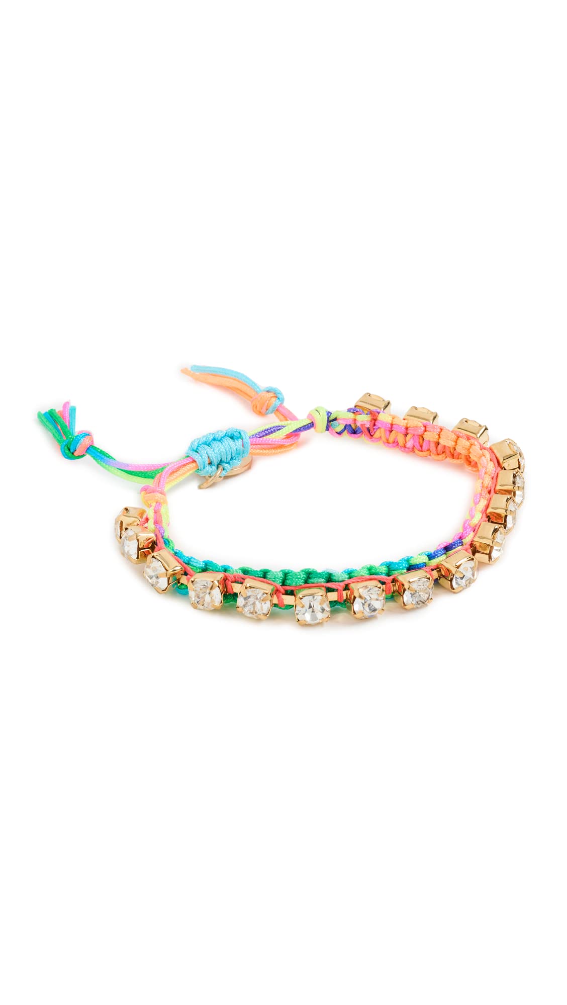Venessa Arizaga Women's Shimmer Bracelet, Rainbow, Clear, One Size