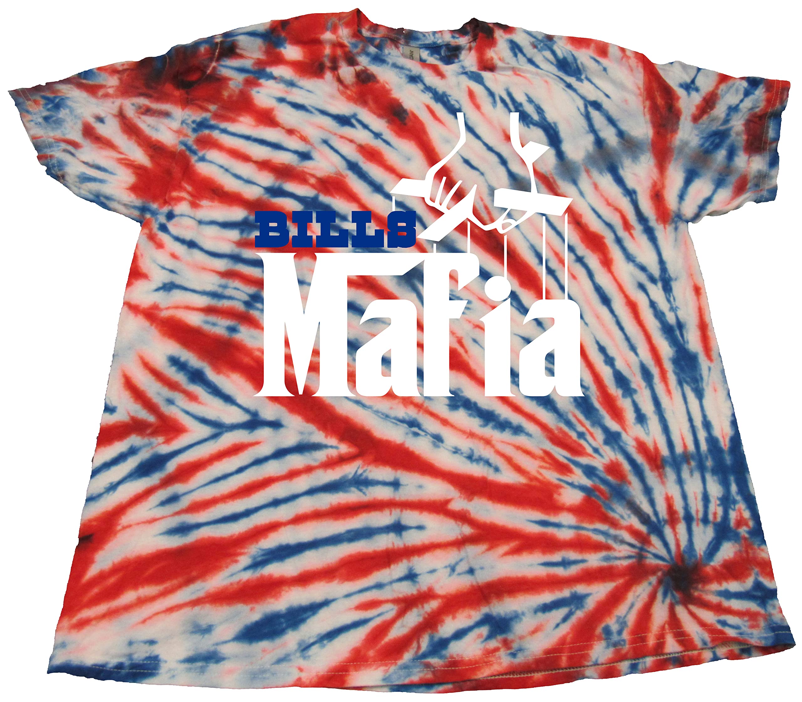 TIE DYE Bills Mafia Logo T-Shirt Adult Small