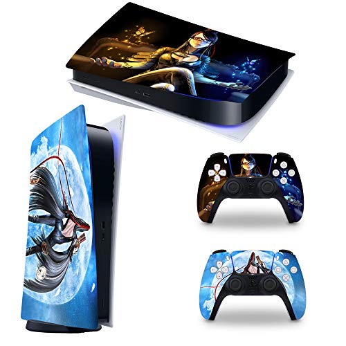 Samurai Game - PS5 Standard Edition Skin Console - PS5 Standard Edition Controller Skin Cover Vinyl Decal Protective
