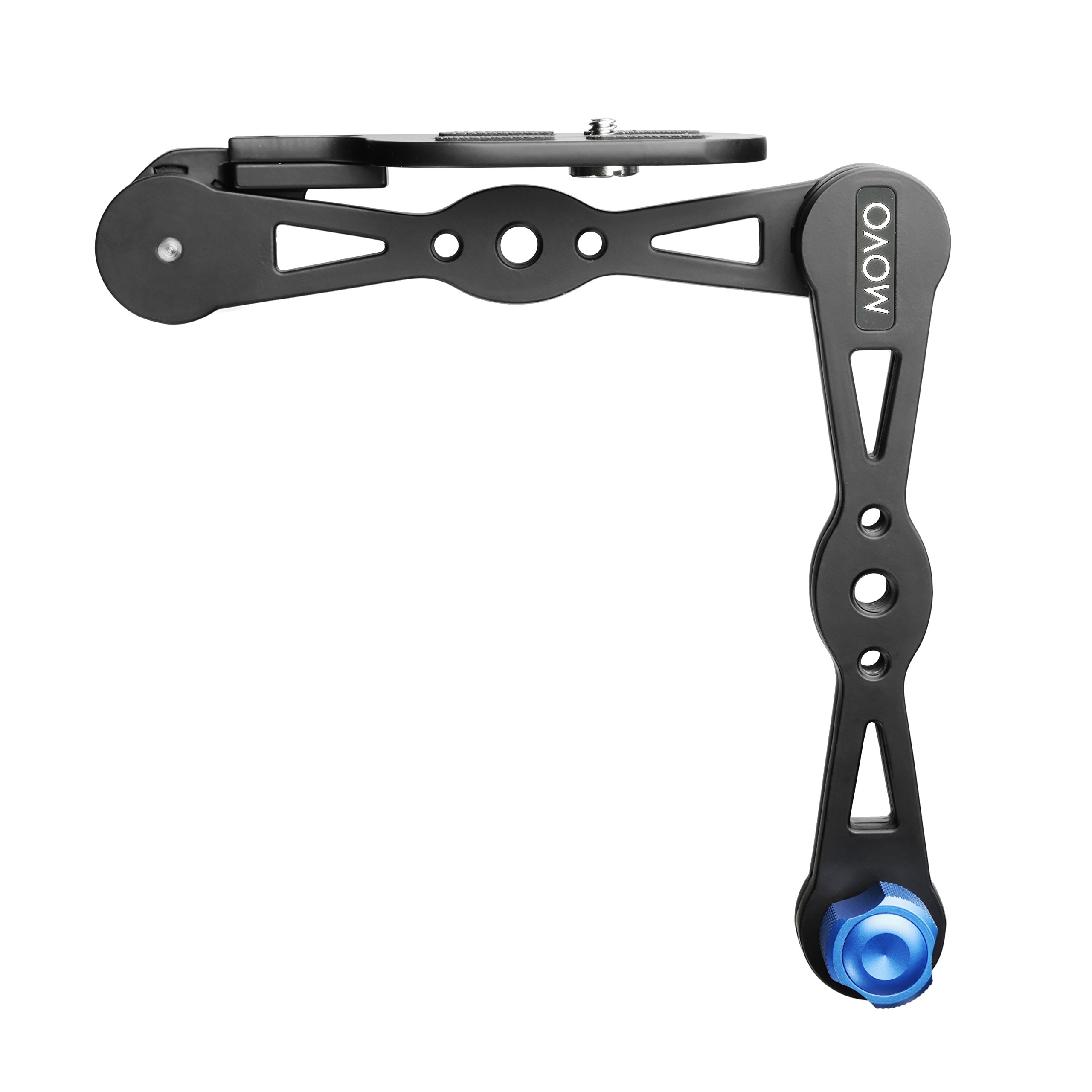 Movo SV1000 All-in-One Stabilizer Rig - Shoulder Rig, Selfie Stick, Handheld Stabilizer, and Grip for DSLR and Mirrorless Cameras up to 9 lbs (4kg)