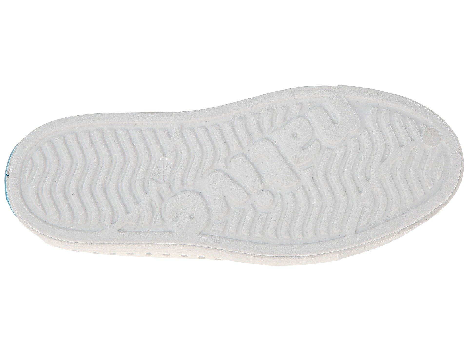 Native Shoes, Jefferson, Lightweight Sneaker for Adults, Shell White/Shell White, 9 M US Women/7 M US Men