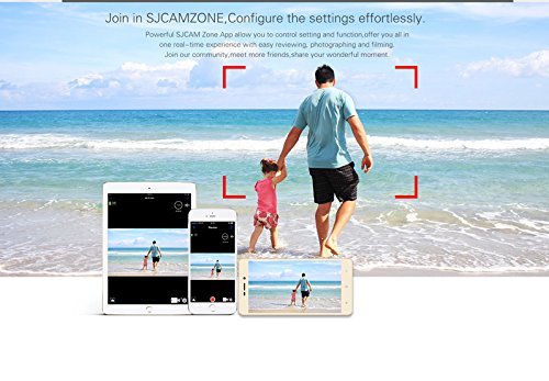 Original SJCAM SJ4000 Air 4K Wi-Fi Action Camera 16MP Waterproof DV Camcorder 170 Degree Wide Angle LCD with 2 Batteries and Mounting Accessories Kit