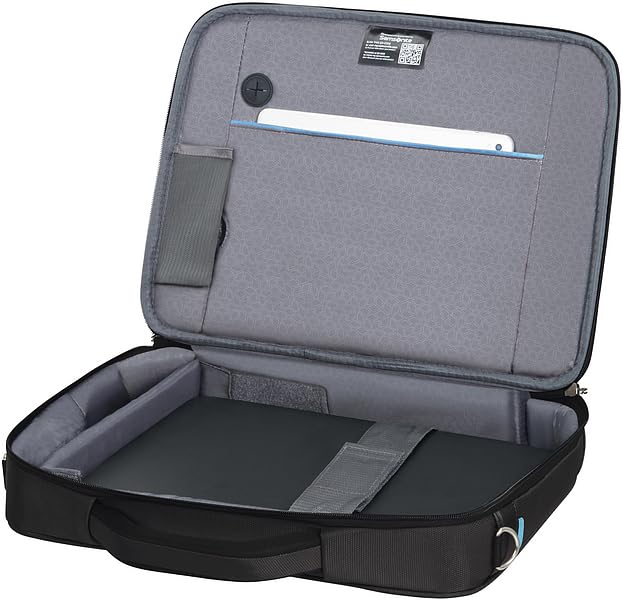 Samsonite Men's briefcases, Black (Black), Laptop Bag 15.6 Inch (41 cm-14 L)