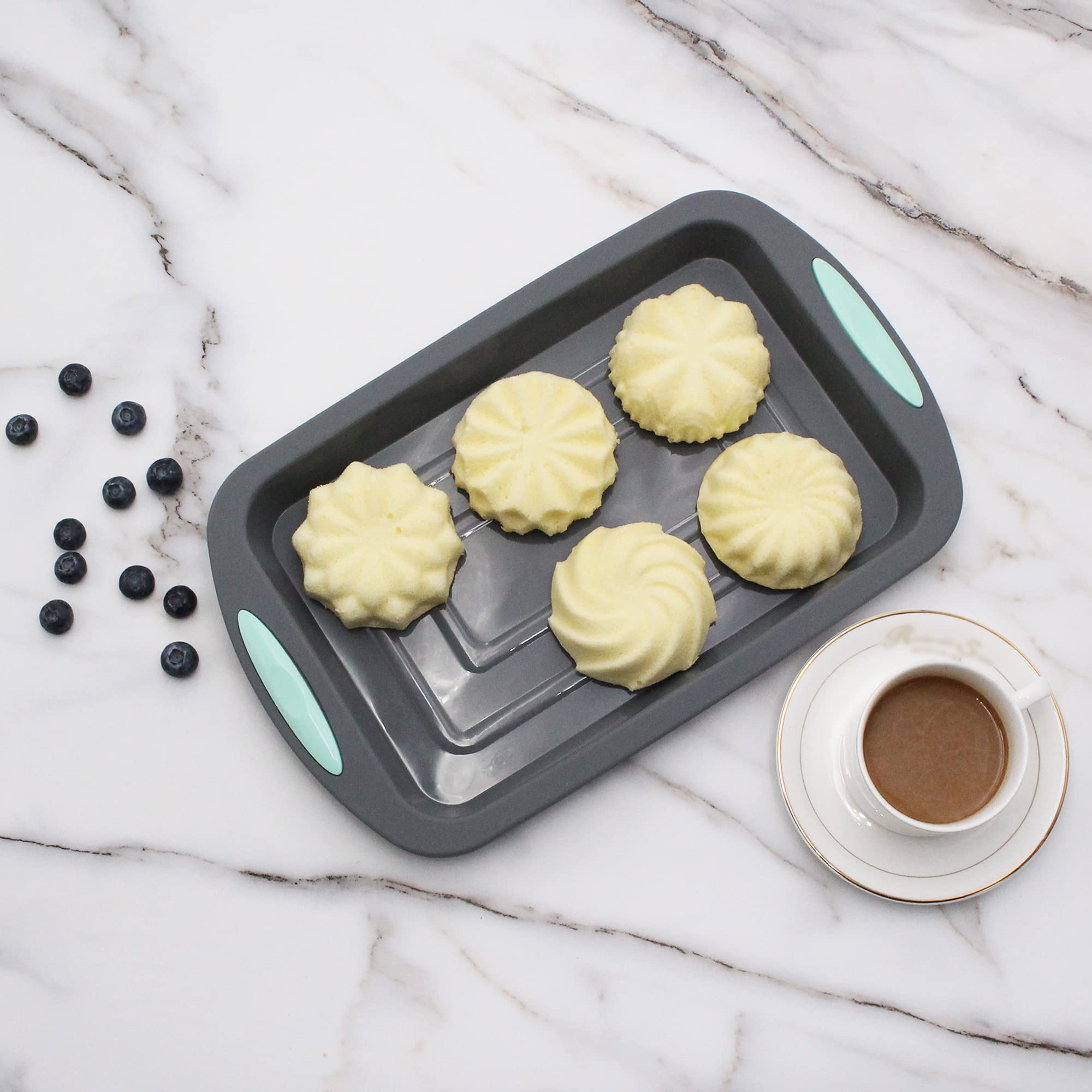 To encounter Silicone Cupcake Baking Cups, Food Grade Non-Stick Silicone Muffin Liners, Reusable 3 Inch Silicone Molds, 6 Shapes Pack of 24