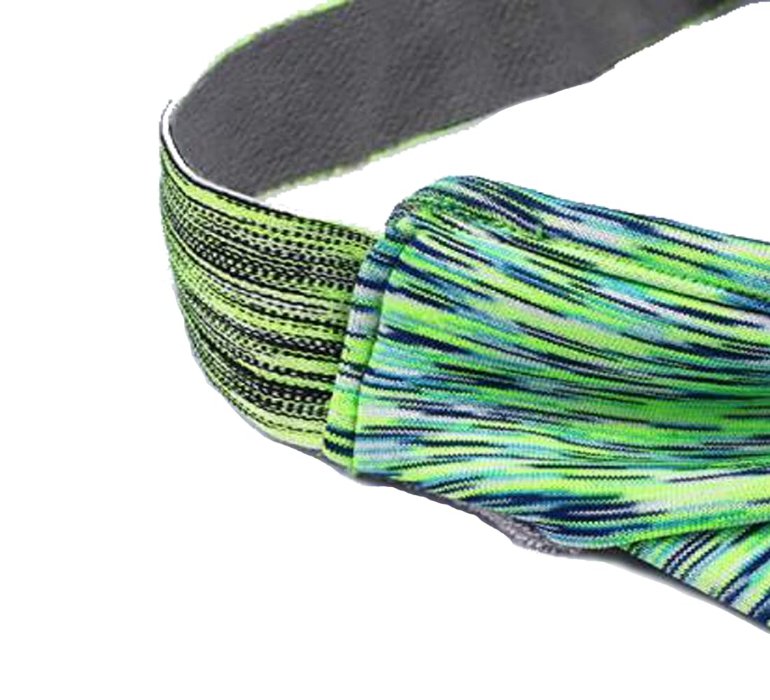 Thion Women Men Sun Visor Hat Adjustable Sports Golf Tennis Cycling Running Jogging Yoga Hat (Green), One Size