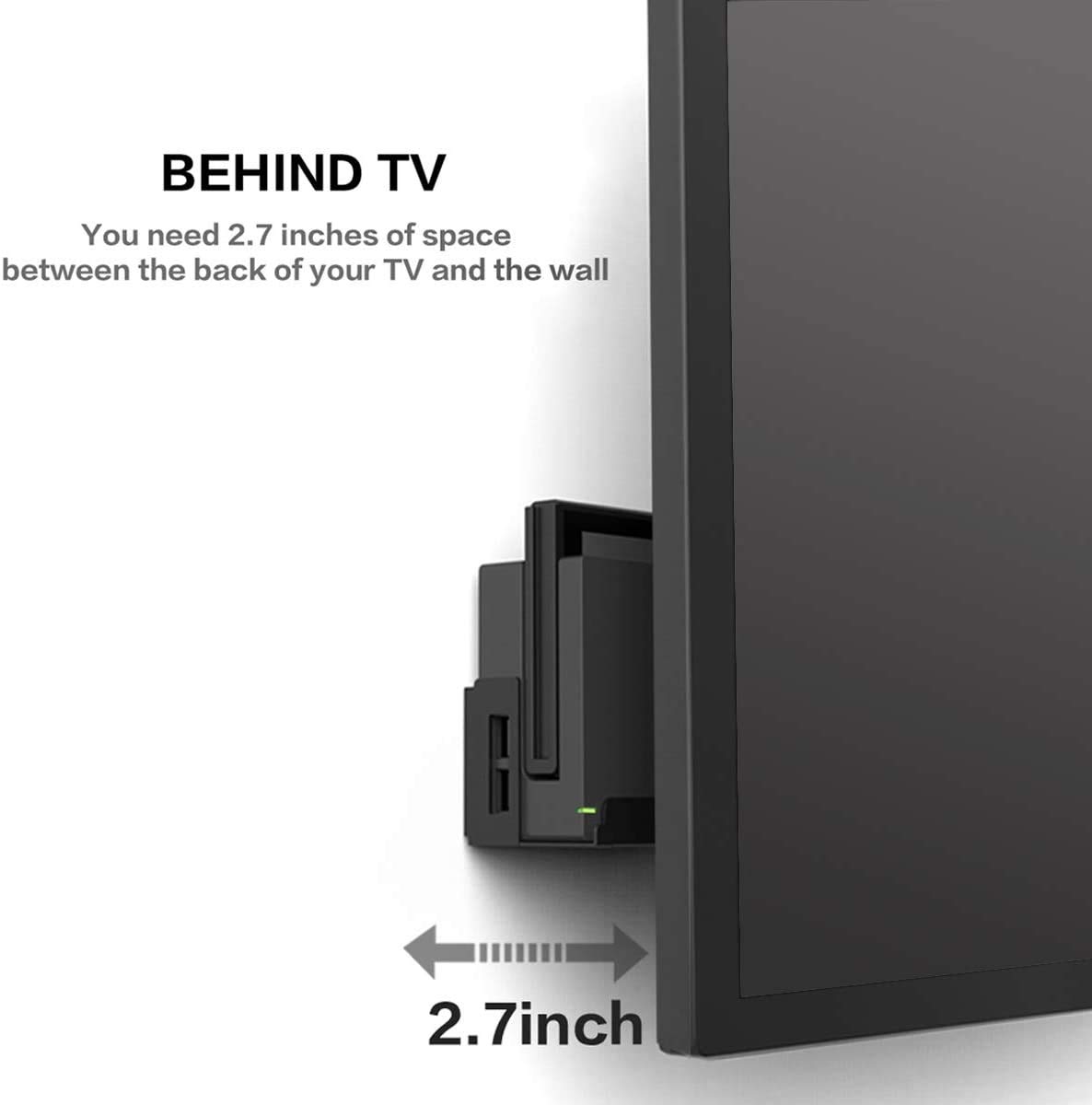 Monzlteck Wall Mount for Switch, Near Or Behind TV,Save Space,Quick Heat Dissipation, Easy to Install