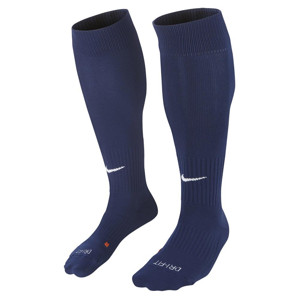 Nike Classic Cushioned Soccer Sock, Dark Blue, Small (Women's 4-6, Youth 3Y-5Y)