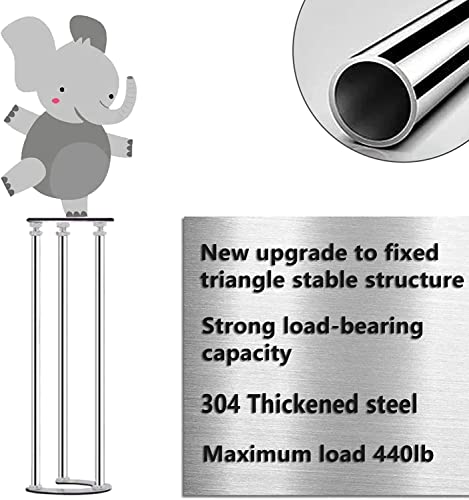Undermount Sink Brackets, 304 Stainless Steel Undermount Sink Mounting Brackets for Kitchen and Bathroom, TUTULOO New Undermount Sink Support(15.7 to 27.5 inch)2pcs
