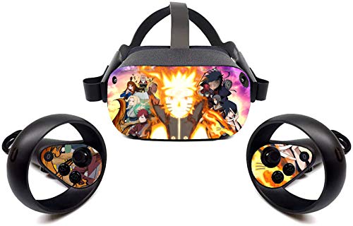 Superhero anime Stickers Skin for Oculus Quest, Protective, Durable, and Unique Vinyl Decal Wrap Cover | Easy to Apply, Remove, and Change Styles by ok anh yeu