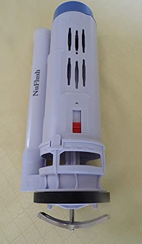 NuFlush Dual Flush Valve Replacement for American Standard for 2 inch Flush Hole, One Piece Toilet, 12 inches Tall