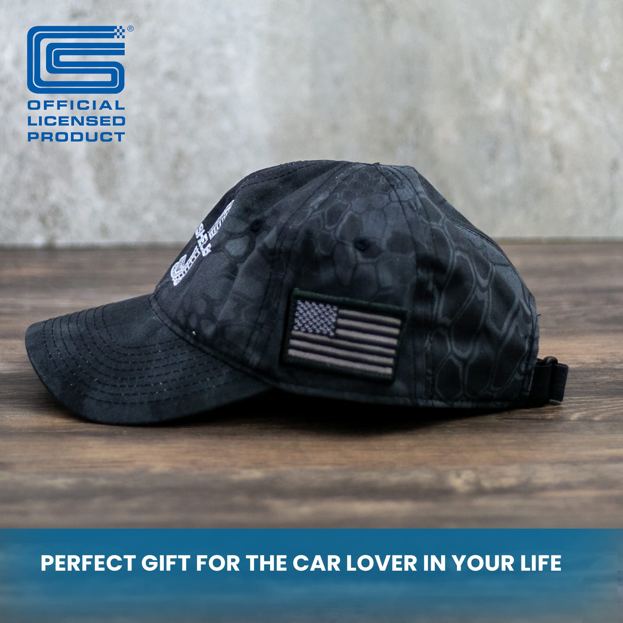 Shelby Black Camo Cap Hat | Officially Licensed Shelby® Product | Adjustable, One-Size Fits All