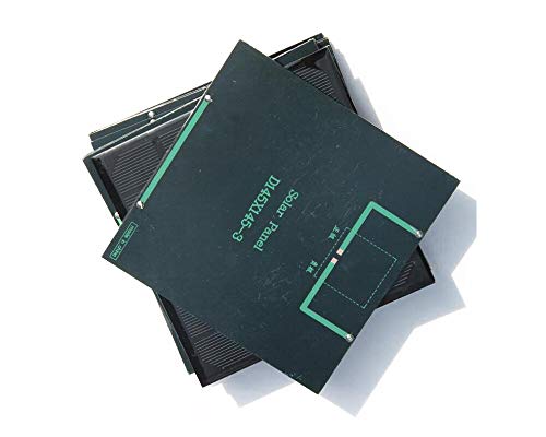 XINI INDUSTRIAL 5pcs 3w 6v 500ma 145x145mm Mini Monocrystalline Silicon Solar Panel Module DIY Polysilicon Solar Epoxy Cell Charger