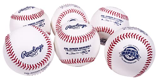 Rawlings | CAL RIPKEN LEAGUE Baseballs | Competition Grade | RCAL1 | Youth/14U | 6 Count