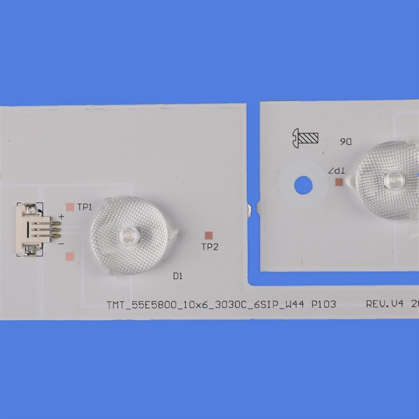 MYOBU 6v LED Backlight Strip 55inch TV TMT_55E5800_10X6_3030C_6S1P_W44 YHF-4C-LB5506-YH1 55FA3203 55FA3213 D55A561U B55A858U lightbar