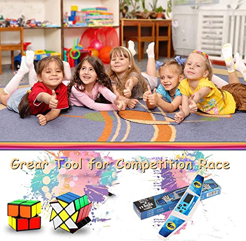 Touch Control Timer, Professional Timer Machine with Display, Speed Timer for Puzzle, Competition, Girls Boys Gift