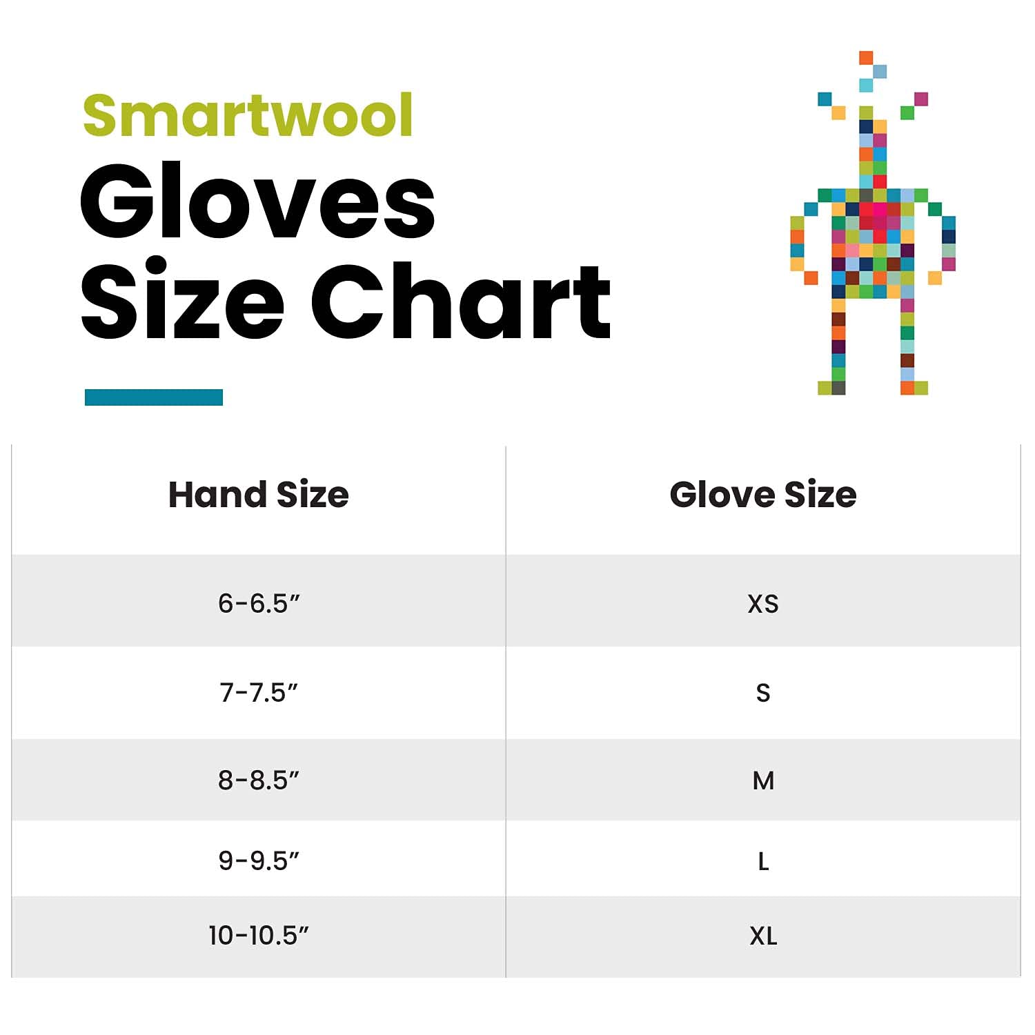 SmartWool Liner Glove, Black, Small
