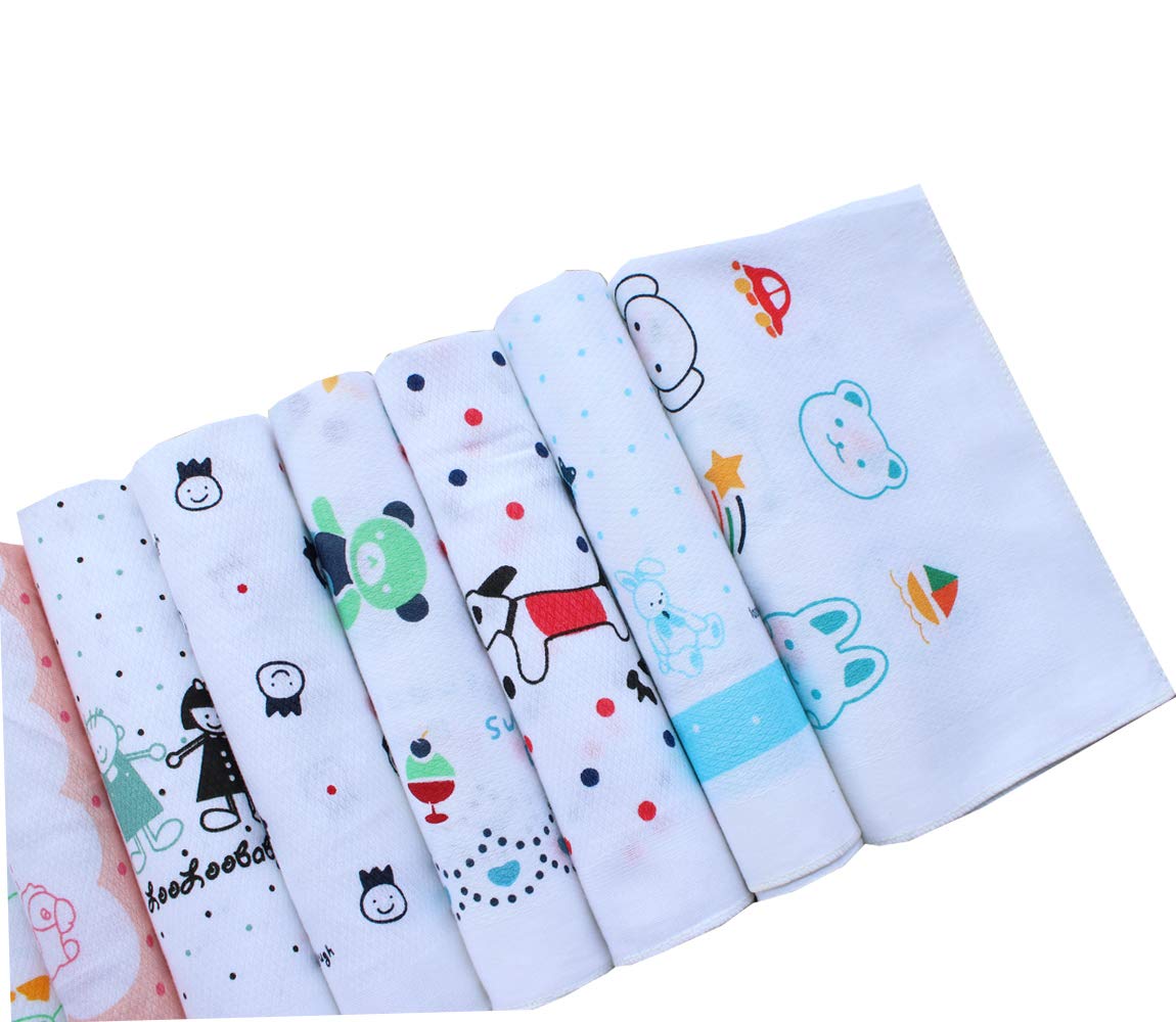 New Cute 100% Cotton Boys/Girls Hankerchiefs 35CM X 35CM Pack