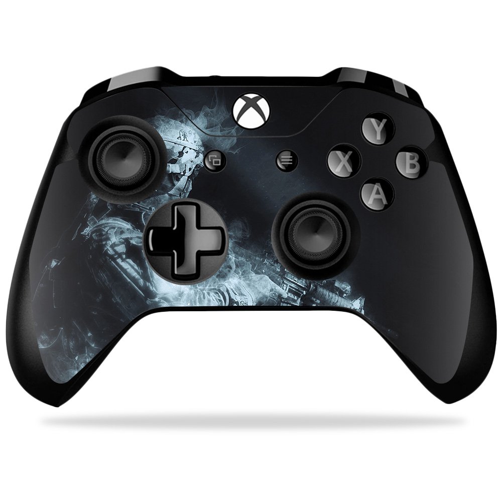 MightySkins Skin Compatible with Xbox One X Controller - Ghost of A Soldier | Protective, Durable, and Unique Vinyl Decal wrap Cover | Easy to Apply, Remove, and Change Styles | Made in The USA