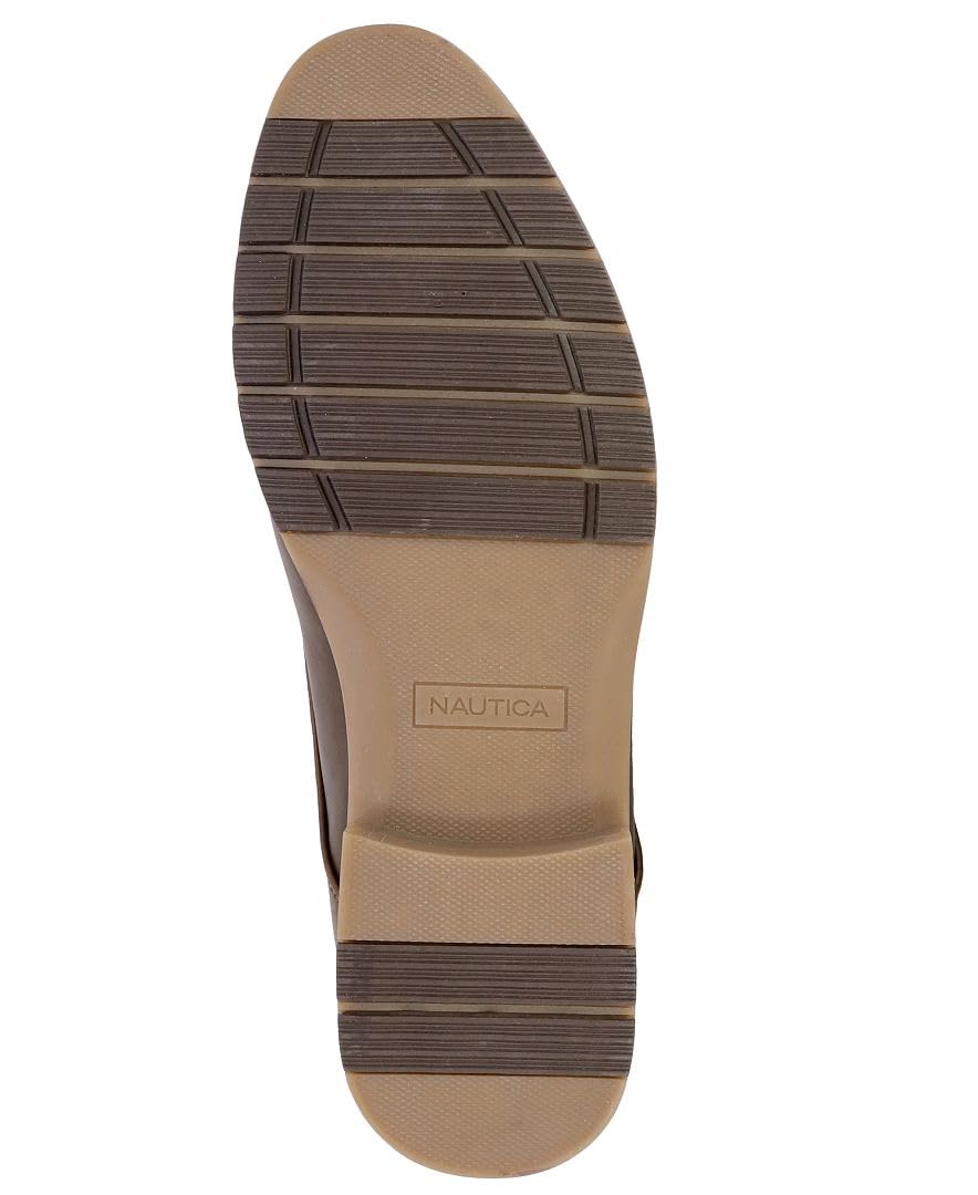 Nautica Men's Chukka Boot: Dress Casual Lace-Up Ankle Shoe Oxfords & Desert Boots-Largo-Brown Size-10