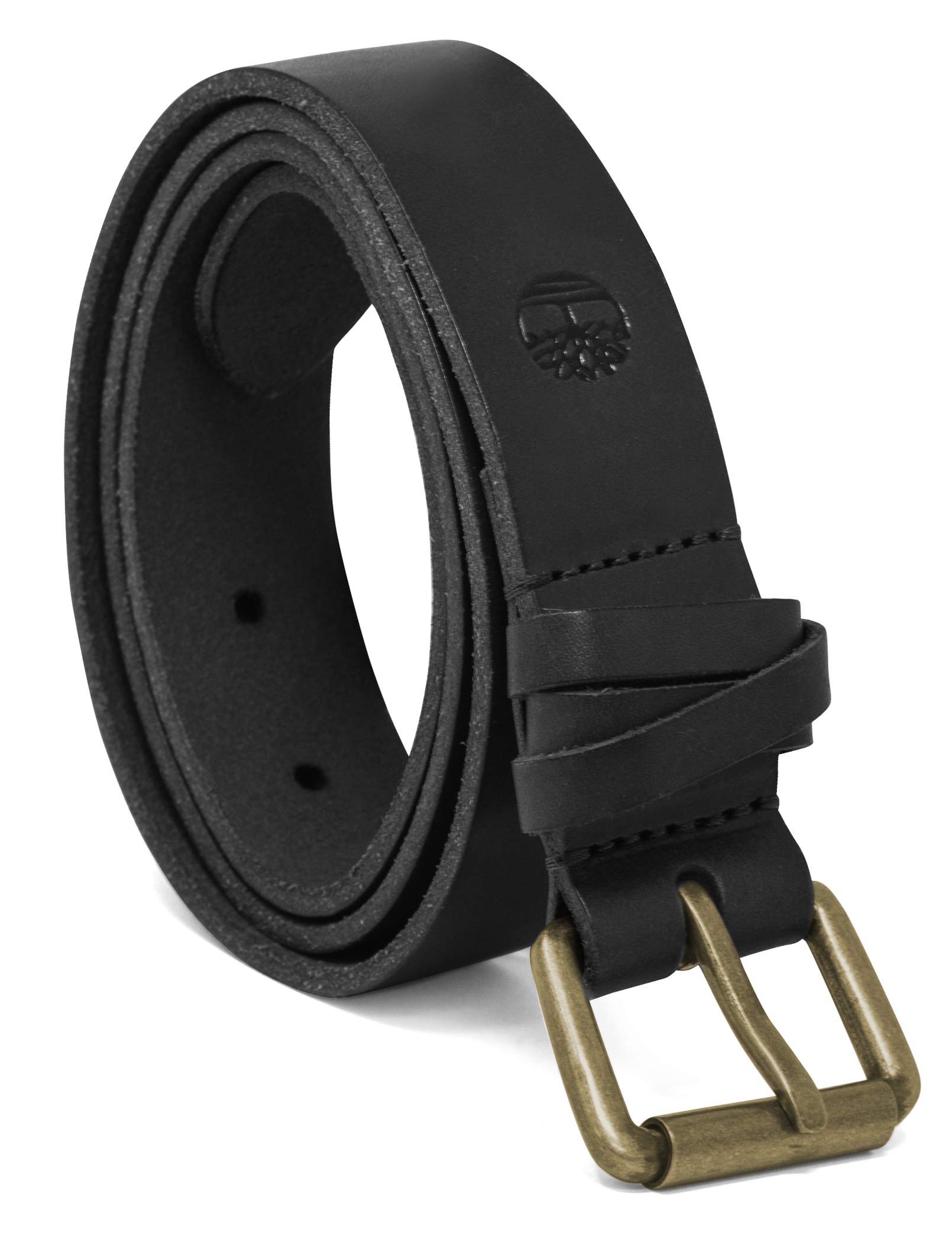 Timberland womens Casual Leather Belt for Jeans, Black (Criss Cross), Medium (33-39)
