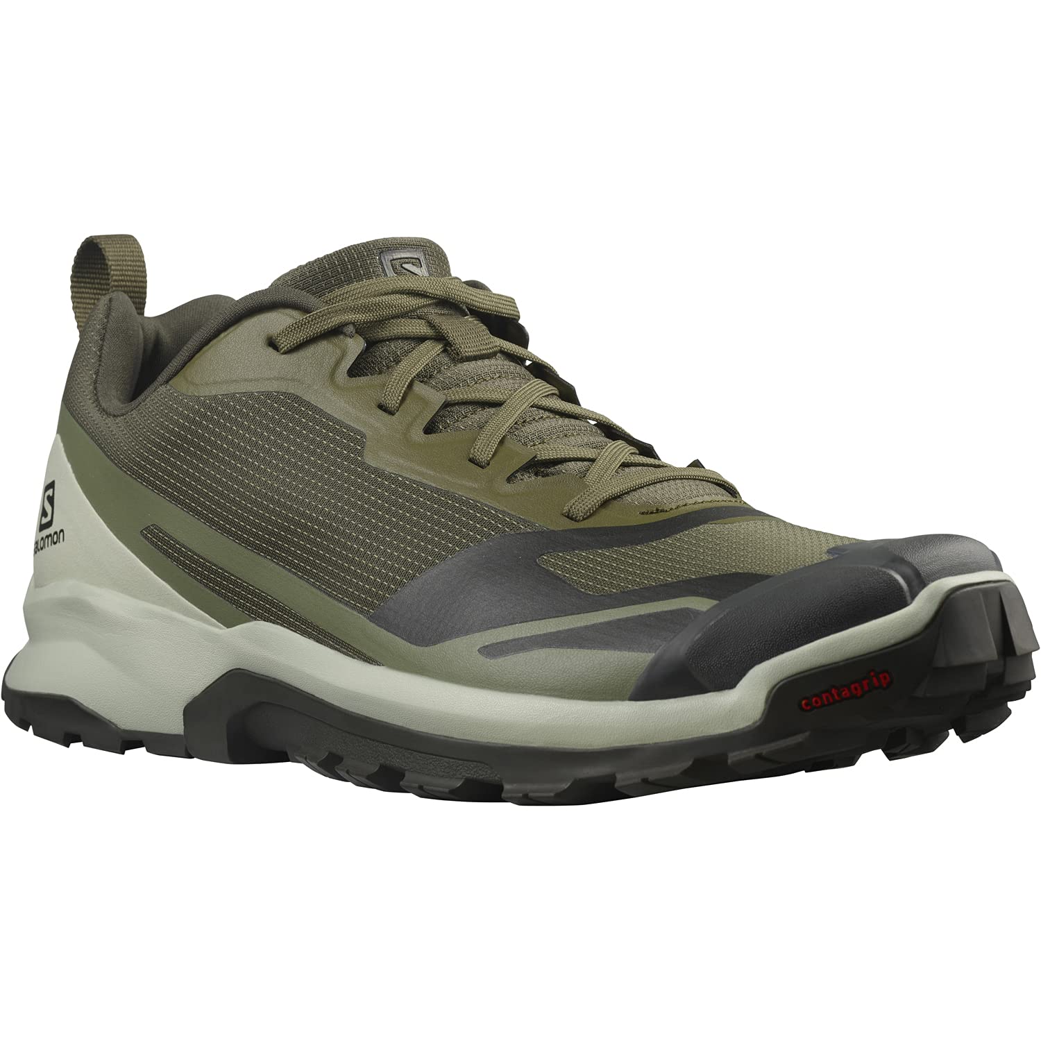 Salomon XA COLLIDER 2 Trail Running Shoes for Men, Olive Night/Mineral Gray/Peat, 12