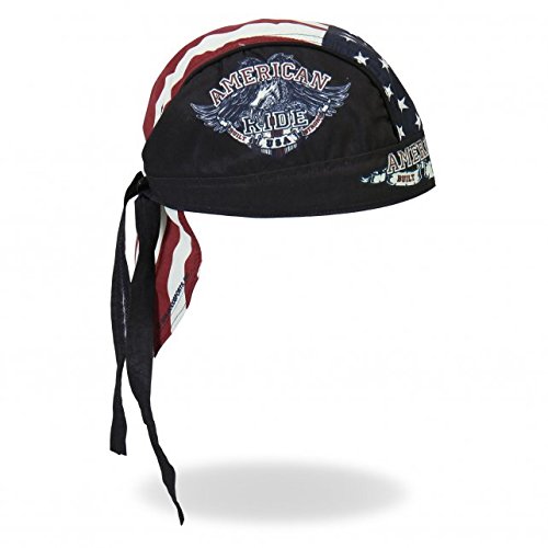 Officially Licensed & Trademarked Products American Ride Eagle Micro-Fiber & Mesh Lining Bikers Headwrap