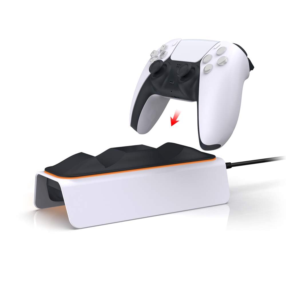 PS5 Controller Charger Station, Dualsense Charging Station for PlayStation 5 with 5V 3A AC Adapter