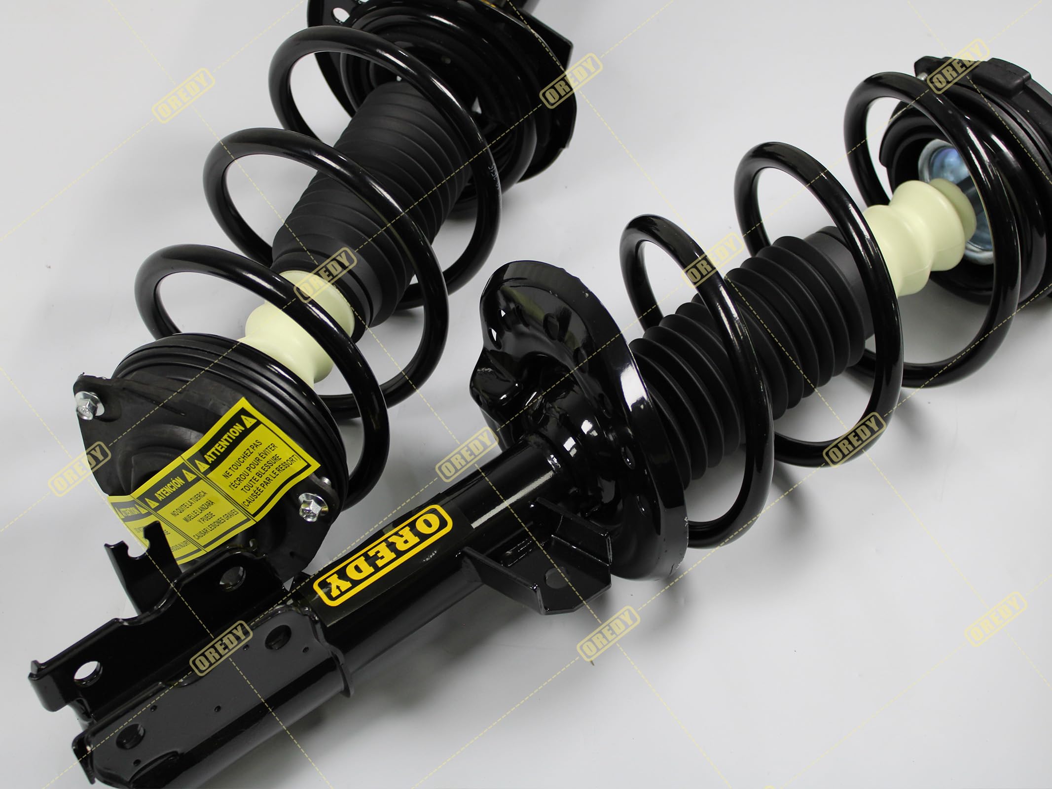 OREDY Front Struts for 2008 2009 2010 2011 2012 Nissan Rogue FWD Only Set of 2 Complete Shock Absorbers w/Coil Spring Assembly - 172609 172608
