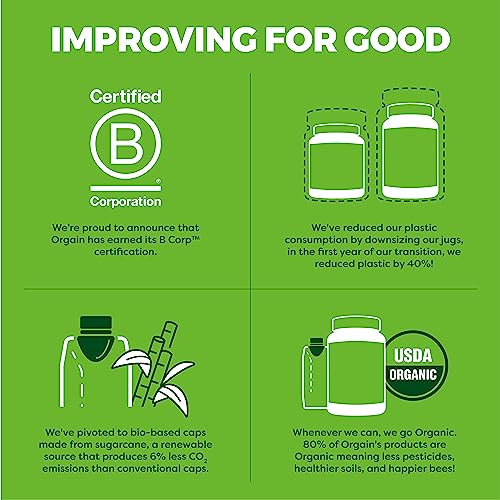 Orgain Organic Nutritional Vegan Protein Shake, Vanilla Bean - 16g Plant Based Protein, Meal Replacement, 21 Vitamins & Minerals, Fruits & Vegetables, Gluten Free, Non-GMO, 11 Fl Oz (Pack of 4)