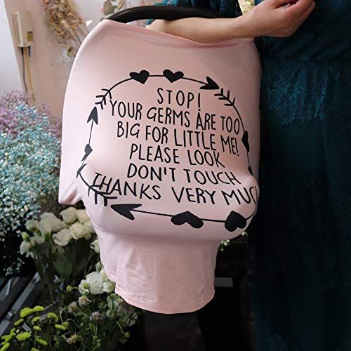 Nursing Cover Breastfeeding Scarf - Baby Car Seat Covers,Infant Stroller Cover,Baby Car Seat Canopy,Stretchy Breastfeeding Cover
