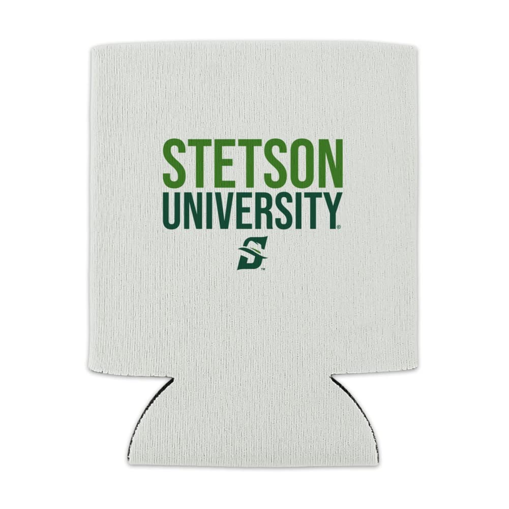 Stetson University Secondary Logo Can Cooler - Drink Sleeve Hugger Collapsible Insulator - Beverage Insulated Holder