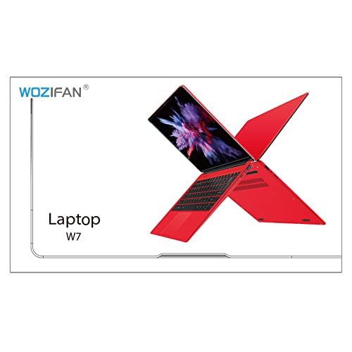 Ruzava 14" Laptop 6GB RAM 128GB SSD Traditional Laptops Computer Win 2.4G+5G WiFi BT 4.2 USB Adapter 1920x1080 FHD WOZIFAN with Wireless Mouse for Business Entertainment-Blue