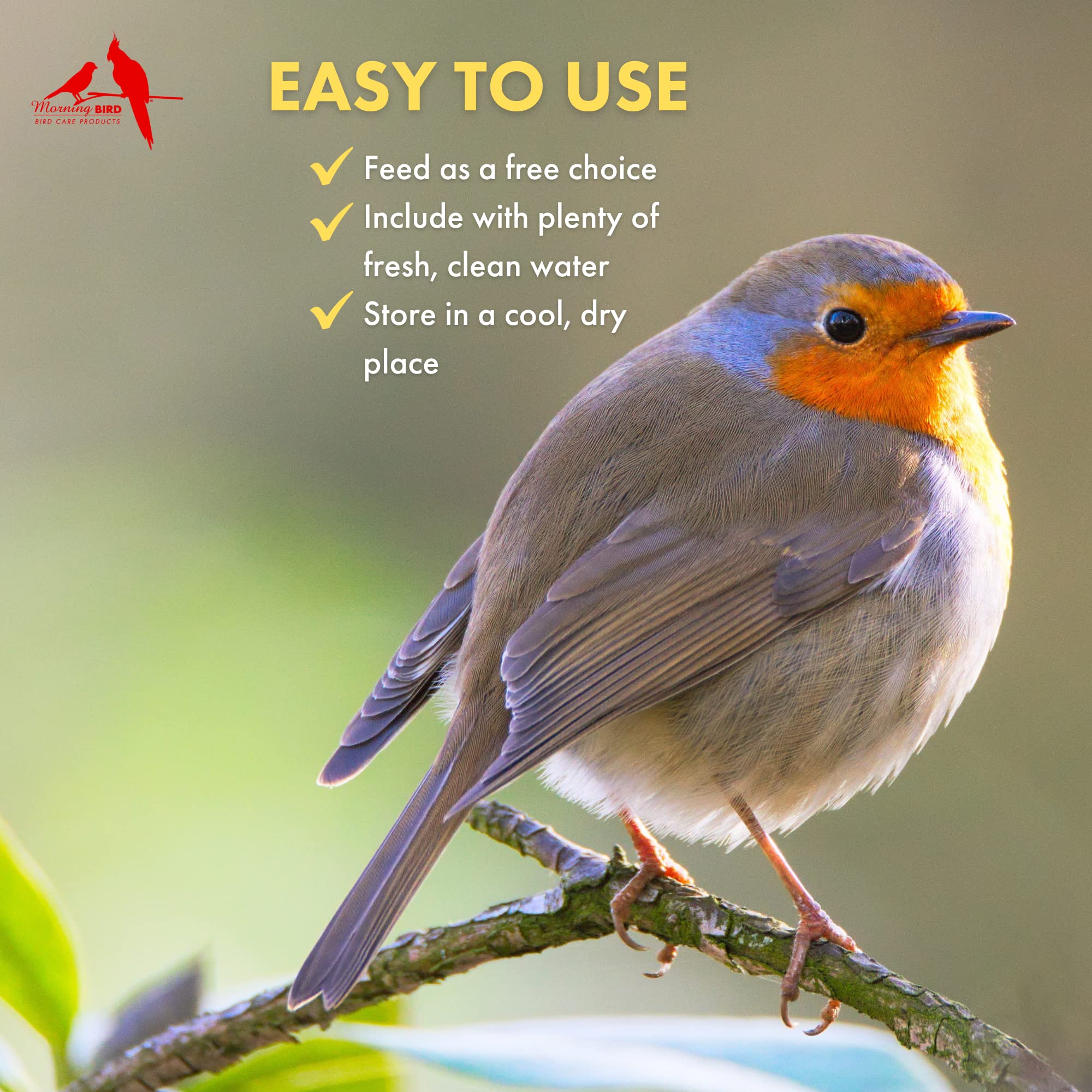 Morning Bird Pigeon Grit, Healthy Bird Seed with High Mineral Content