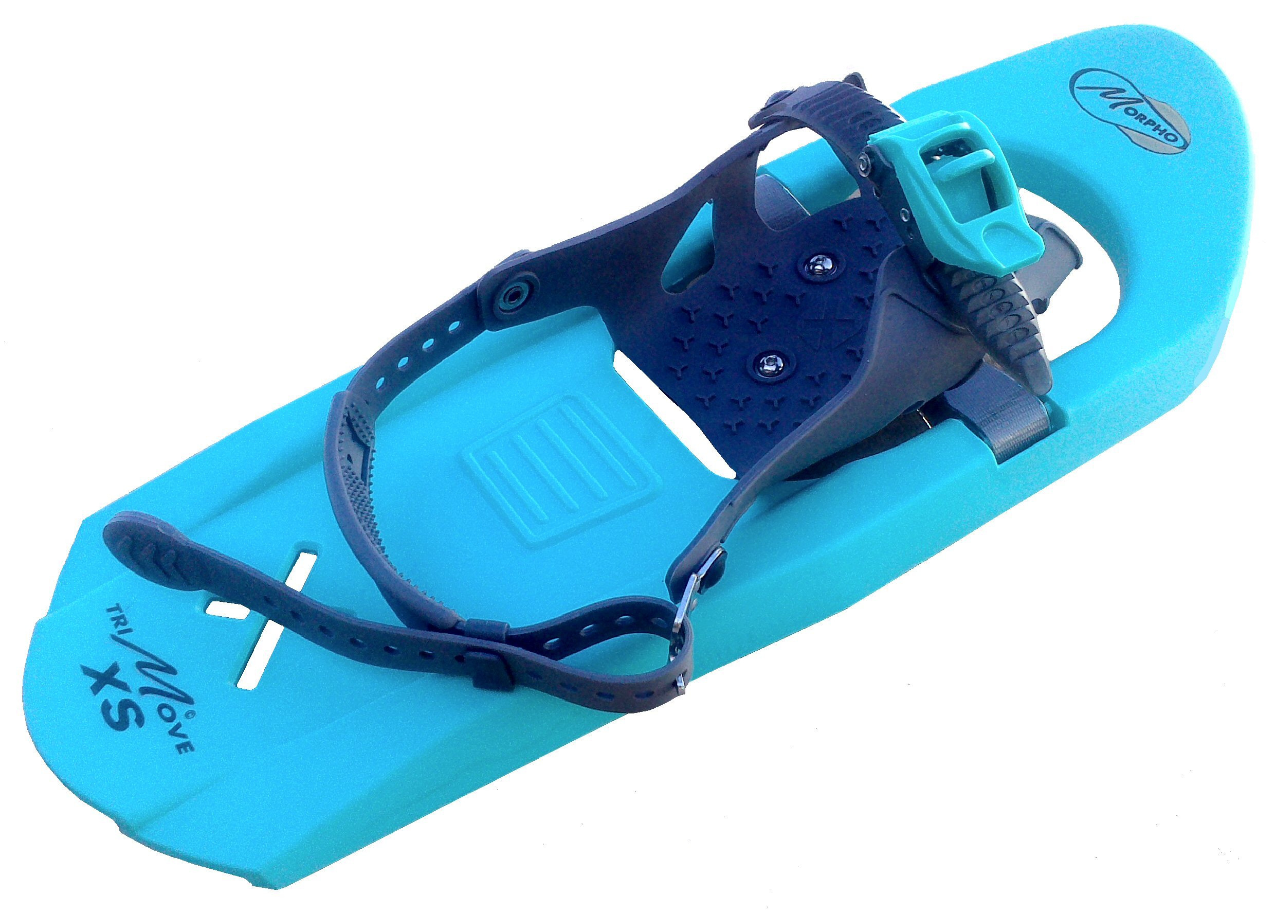 MORPHO TRIMOVE Kid Freeride Snowshoe Pair, Turquoise/Grey, X-Small