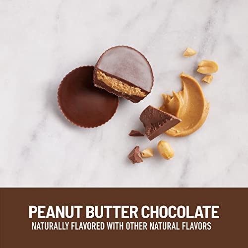 SlimFast Low Carb Chocolate Snacks, Keto Friendly for Weight Loss with 0g Added Sugar & 3g Fiber, Peanut Butter Chocolate, 14 Count Box (Packaging May Vary)