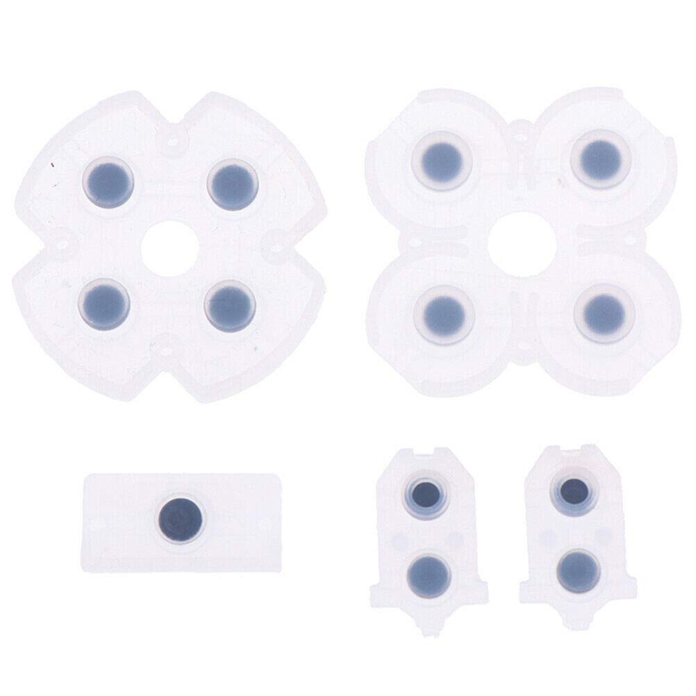 New Silicone L R Conductive Rubber Adhesive Button Pad Keypad for PS4 JDS 011 001 030 040 055 Controller (JDS-030 JDS-040)